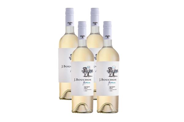 Pack x4: Vino J. BOUCHON Reserva Blanco Sauvignon Blanc 750 ml en ...