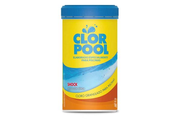 Cloro Granulado Shock Disolución Rápida CLOR POOL 1 kg en Tienda Inglesa