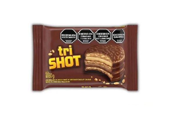Alfajor Chocolate TRI SHOT 60 gr en Tienda Inglesa