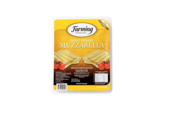 Queso Muzzarella Feteado FARMING 200 gr en Tienda Inglesa