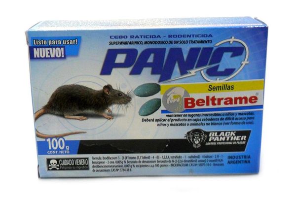 Raticida PANIC 100 gr en Tienda Inglesa