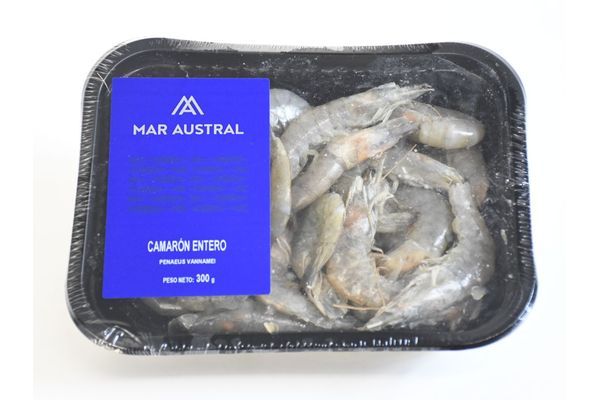 Camarón Entero MAR AUSTRAL 300 gr en Tienda Inglesa