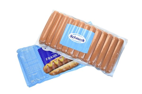 Frankfurters Cortos SCHNECK Envasados al Vacío x 27 Unidades en Tienda ...
