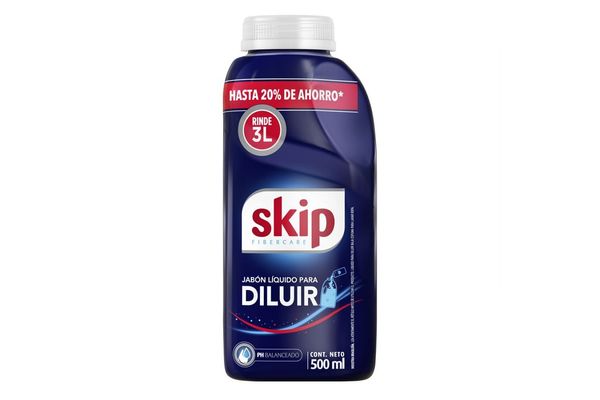 Jabón Líquido SKIP para Diluir 500 ml + Botella en Tienda Inglesa