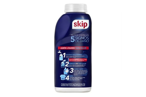 Jabón Líquido SKIP para Diluir 500 ml + Botella en Tienda Inglesa
