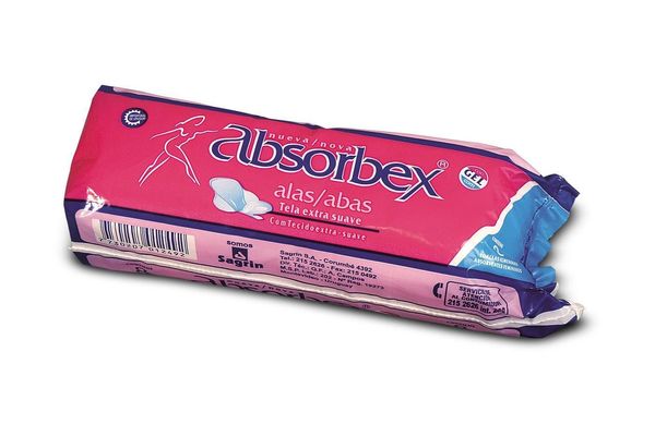 Toalla femenina absorbex con alas x10u en Tienda Inglesa