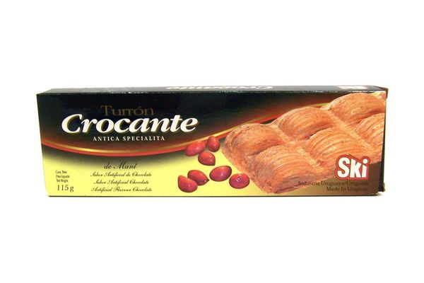 Turrón Crocante sabor Chocolate SKI 115 gr en Tienda Inglesa
