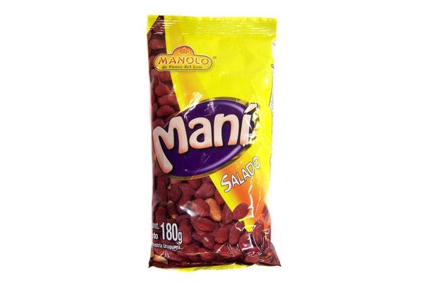Maní MANOLO salado 180gr en Tienda Inglesa