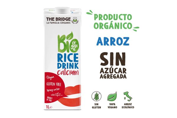 Bebida THE BRIDGE Bio Drink de Arroz + Calcio 1 L en Tienda Inglesa