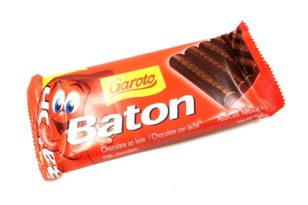 Tableta de Chocolate con Leche Baton Garoto 76g en Tienda Inglesa