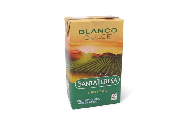 Vino Blanco Dulce Tetra SANTA TERESA 1lt en Tienda Inglesa