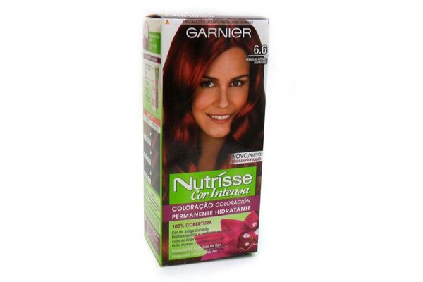 Coloración Nutrisse GARNIER Cor Intensa 6.6 Rojo Intenso en Tienda Inglesa