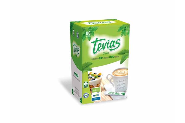 Endulzante Stevia 100 Bastones TEVIAS en Tienda Inglesa