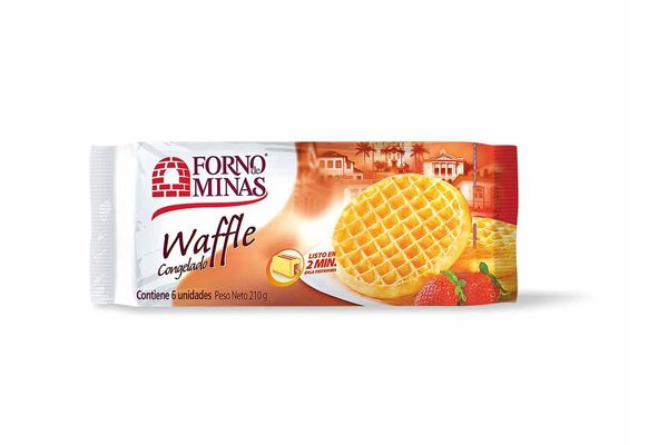 Waffle Tradicional FORNO DE MINAS x 6 Unidades 210 gr en Tienda Inglesa