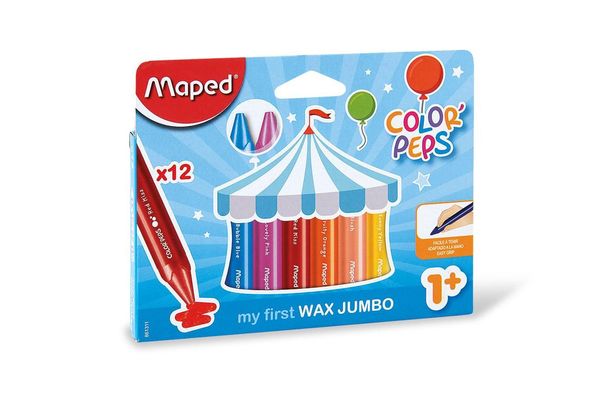 Crayones MAPED Wax Jumbo x 12 Unidades en Tienda Inglesa