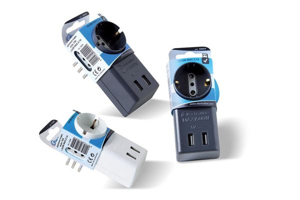 Adaptador Modular a Schuko/2 mod./2 usb en Tienda Inglesa