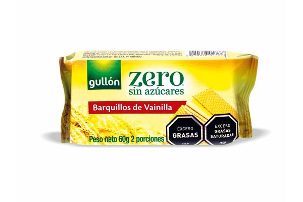 Galletas Wafer sabor Vainilla sin Azúcar GULLÓN 70 gr en Tienda Inglesa