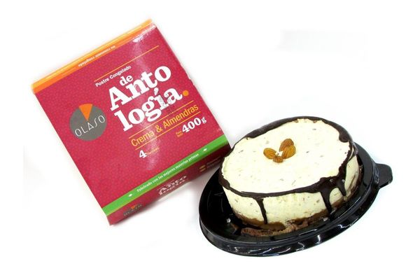 Postre Congelado de Antología Crema y Almendras OLASO 4 Porciones 400g ...