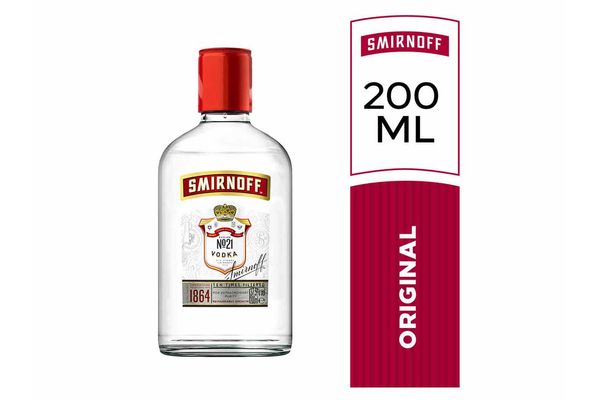 Vodka Petaca SMIRNOFF 200 ml en Tienda Inglesa