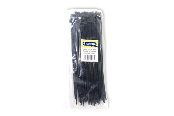 Suncho 4.8x300mm Negro UNISIL 100 Piezas en Tienda Inglesa