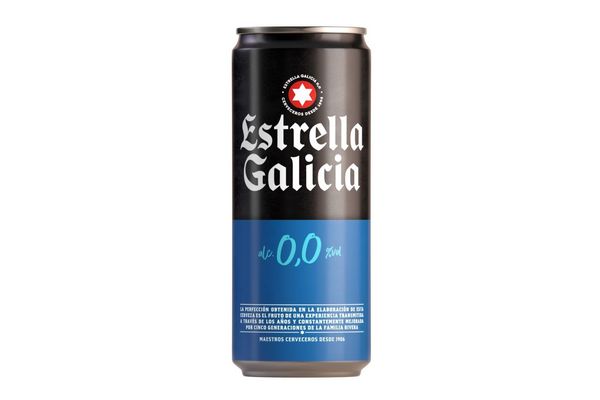 Cerveza ESTRELLA GALICIA 0,0 sin Alcohol 330 ml en Tienda Inglesa