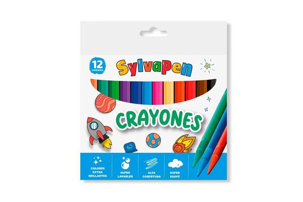 Crayon SYLVAPEN x 12 Colores en Tienda Inglesa