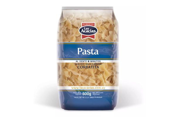 Pasta Natural LAS ACACIAS Corbatitas 500 g en Tienda Inglesa