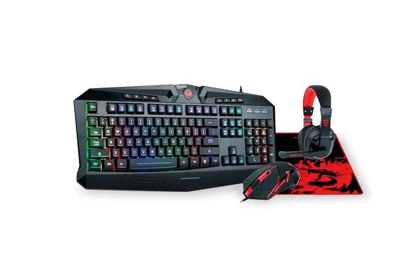 Combo Gamer REDRAGON 4 en 1 en Tienda Inglesa