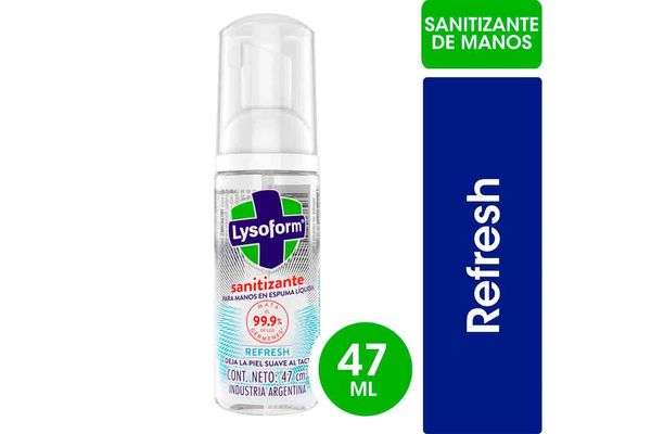 Sanitizante para Manos Lysoform Refresh 47 ml en Tienda Inglesa