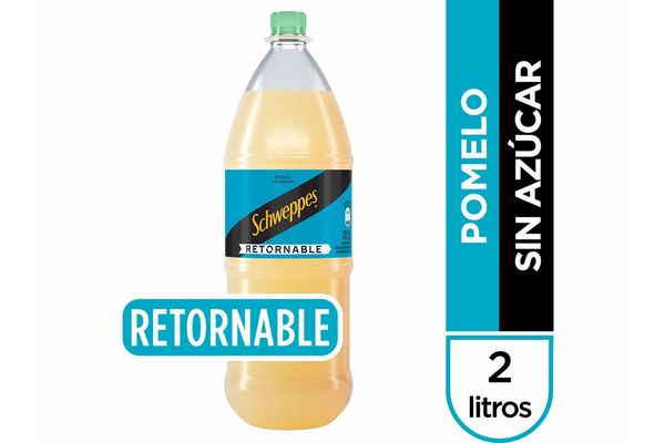 SCHWEPPES Pomelo sin Azúcar Retornable 2 L en Tienda Inglesa