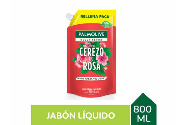 Jabón Líquido Cerezo Rosa Doypack PALMOLIVE 800 ml en Tienda Inglesa