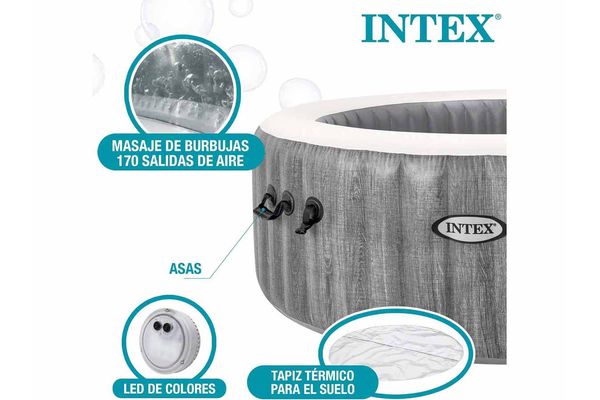 Jacuzzi Inflable INTEX 2.16 mt x 71 cm en Tienda Inglesa
