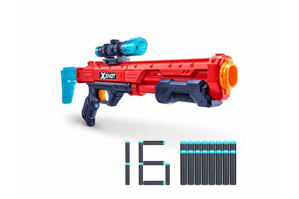 Lanzador X-SHOT Excel Hawk Eye con 16 Dardos en Tienda Inglesa