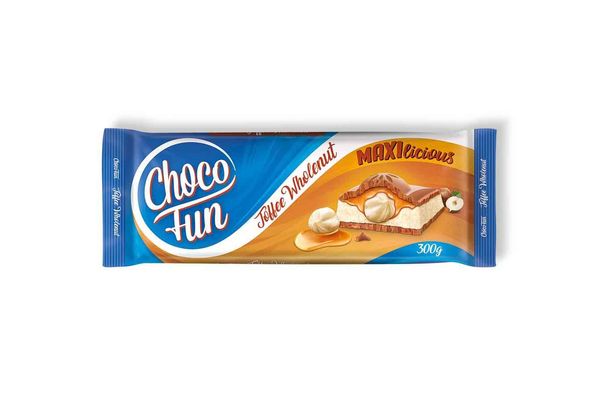 Barra de Chocolate Toffee Wholenut CHOCOFUN 300 gr en Tienda Inglesa
