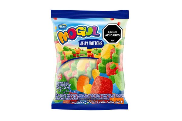Gomitas Mogul Jelly Buttons ARCOR 220 gr en Tienda Inglesa