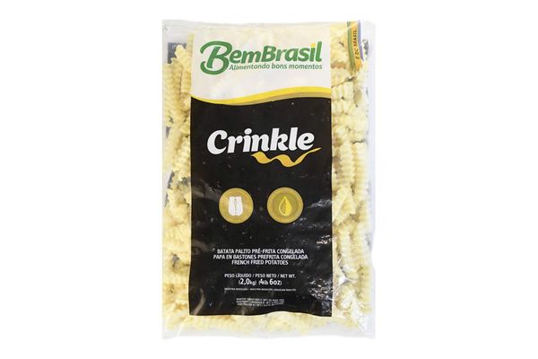 Papas Crinkle BEMBRASIL 2 Kg en Tienda Inglesa