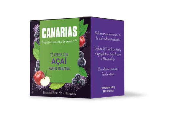 Té Verde con Açaí CANARIAS x 10 Sobres en Tienda Inglesa
