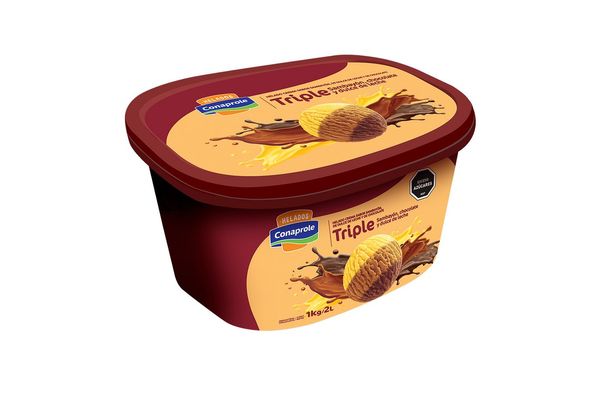 Helado CONAPROLE Triple Sambayón, Chocolate y Dulce de Leche 2 L en ...