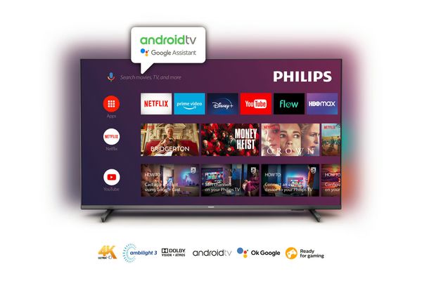 Smart Tv PHILIPS 65" LED UHD 4K con Android Tv y Ambilight en Tienda ...