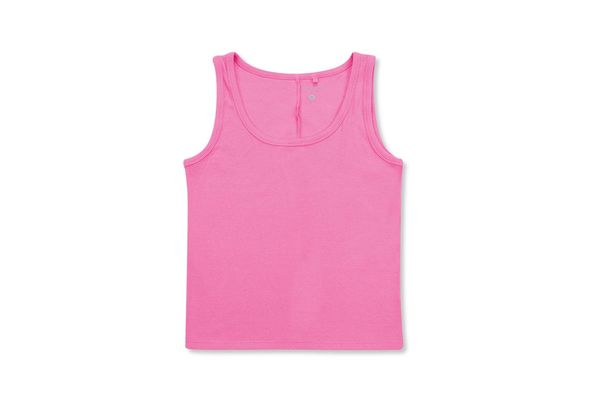 Musculosa Básica de Rib de Dama Rosa Talle S en Tienda Inglesa