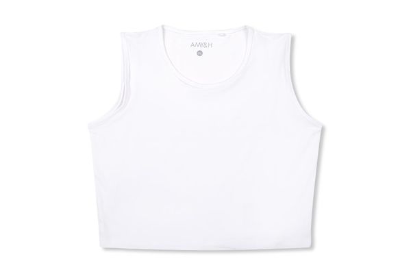 Musculosa Básica de Rib de Dama Blanco Talle XL en Tienda Inglesa