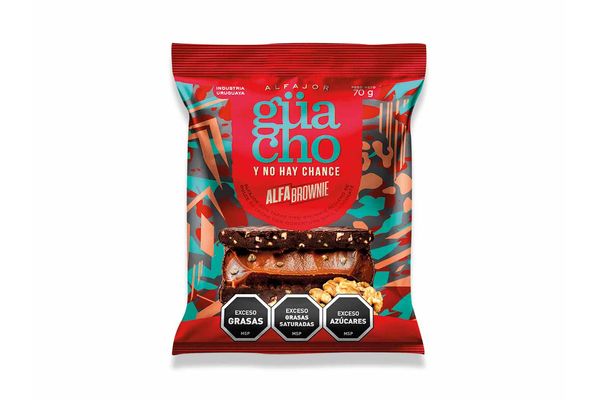 Alfajor GÜACHO Brownie 70 gr en Tienda Inglesa