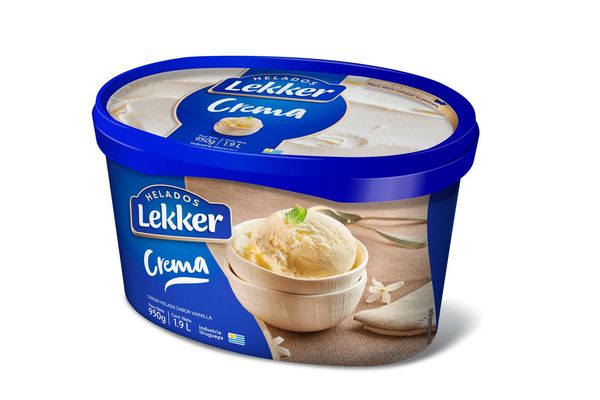Helado de Crema LEKKER 2 Litros en Tienda Inglesa