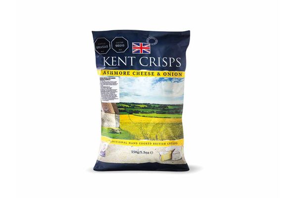 Papas KENT CRISPS Queso y Cebolla 150 gr en Tienda Inglesa