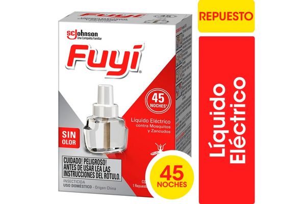 Repuesto Líquido Floral Eléctrico Insecticida RAID 45 Noches 32.9 ml en ...