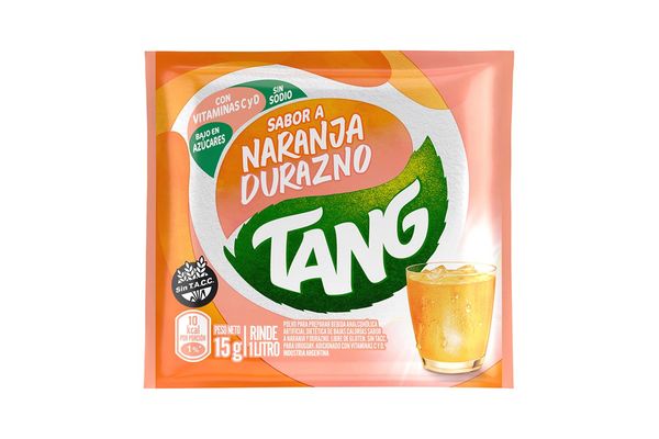 Refresco Naranja y Durazno TANG 15 gr en Tienda Inglesa