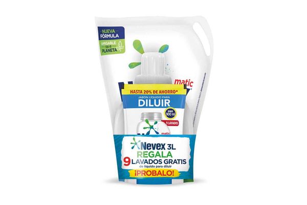 Jabón Líquido NEVEX 3 L + para Diluir NEVEX en Tienda Inglesa