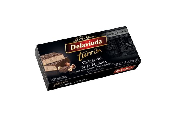 Turrón DELAVIUDA Cremoso de Avellana 200 gr en Tienda Inglesa