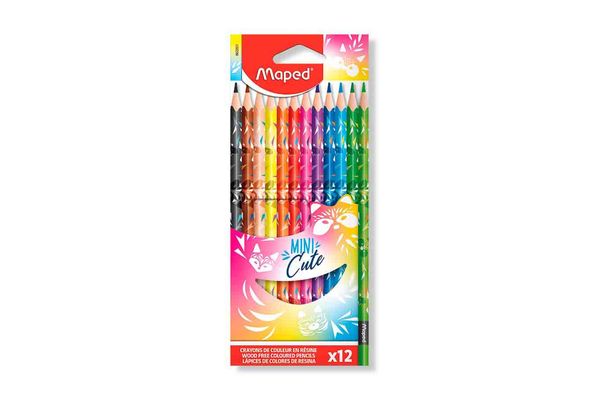 Lápices de Colores MAPED Mini Cute x 12 Unidades en Tienda Inglesa