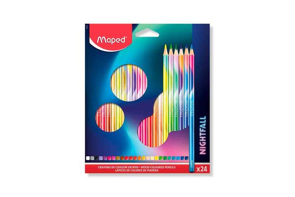 Lápices MAPED Nightfall x 24 en Tienda Inglesa